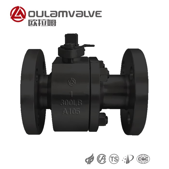 Q41F-300LbC手动法兰球阀