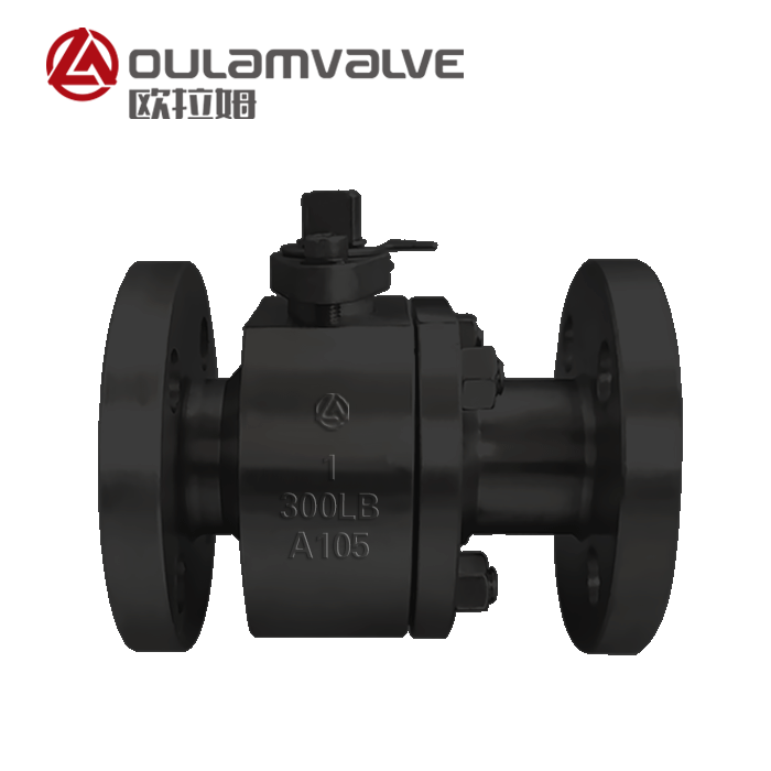 Q41F-300LbC手动法兰球阀